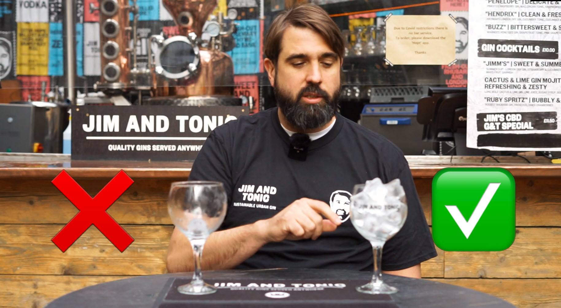 One simple ice 'hack' for G&T's and cocktails at home – Jim & Tonic